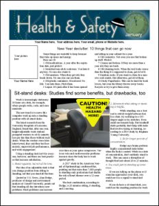 Health & Safety newsletter | Pages
