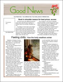 Senior newsletter | Pages